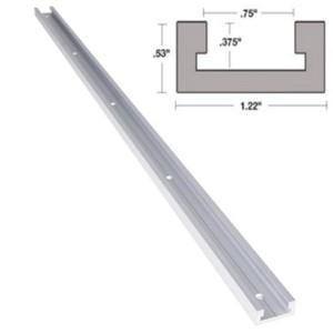 812mm 32" Aluminum Alloy T-track Wood Working 30x12.8mm T-slot Miter ...