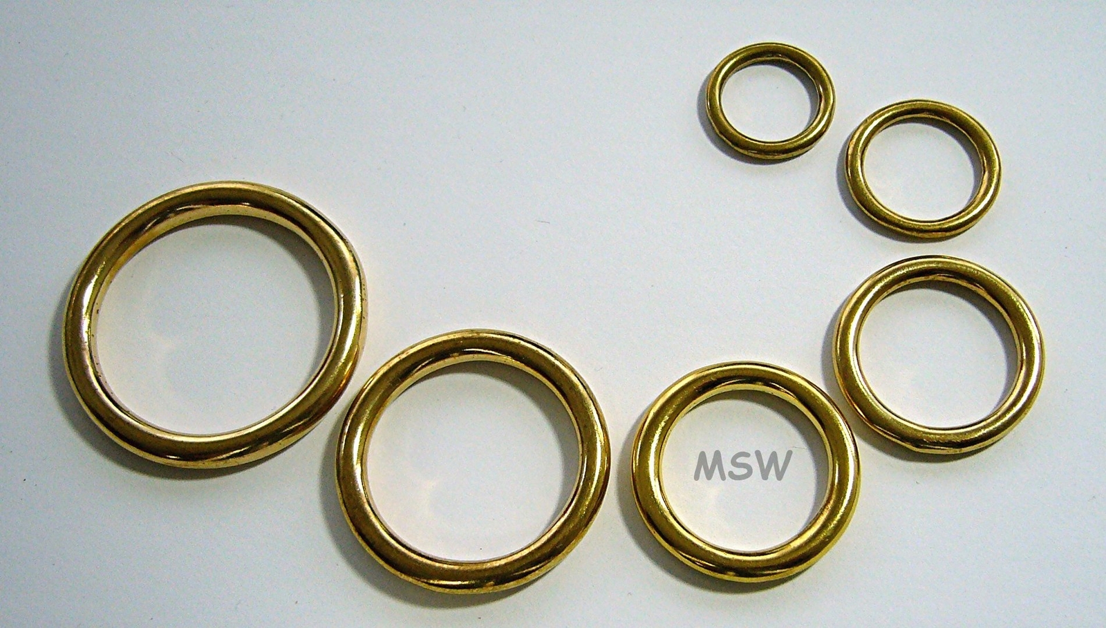 Rundring,massiv Messing, nahtlos,1 3/4" ca 45mm | eBay.de