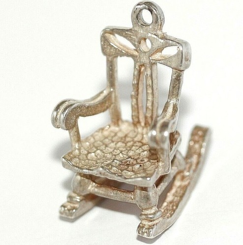 Vintage Sterling Silver Rocking Chair Bracelet Charm by Chim 4.9g | eBay