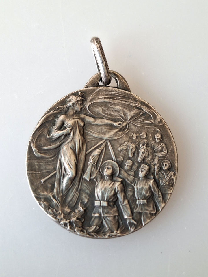 REGIO ESERCITO MEDAGLIA LIBERAZIONE TERRE IRREDENTE ARGENTO E SMALTI ...