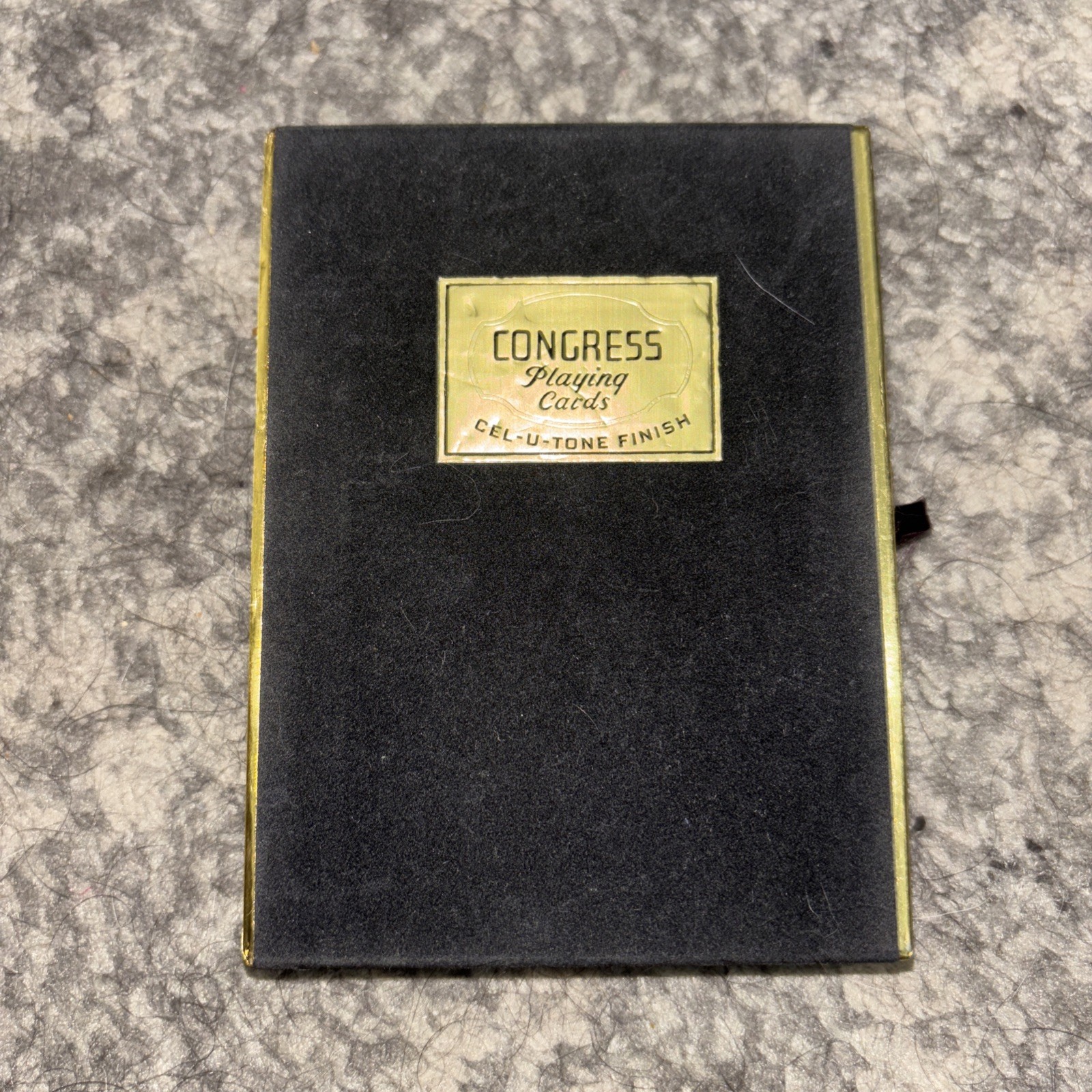 Congress Playing Cards Vintage Double Deck with Cel-U-Tone Finish Roses ...