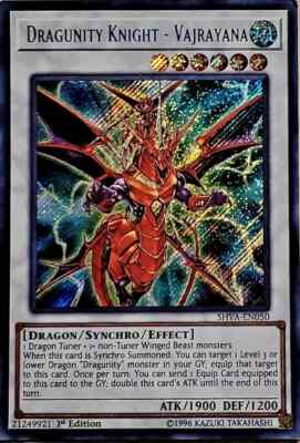 Yugioh - Dragunity Knight - Vajrayana SHVA-EN050 1st Edition NM | eBay