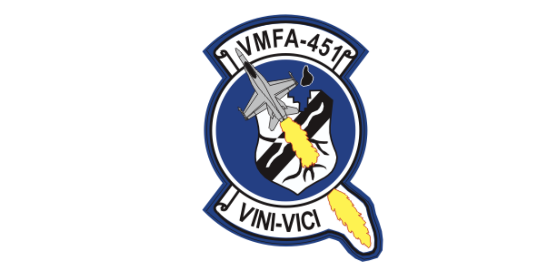 4" us marine corps vmfa-451 fighter attack sq vini-vici sticker decal ...