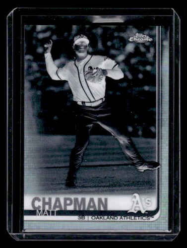 2019 Topps Chrome Matt Chapman Negative Refractor #46 | eBay