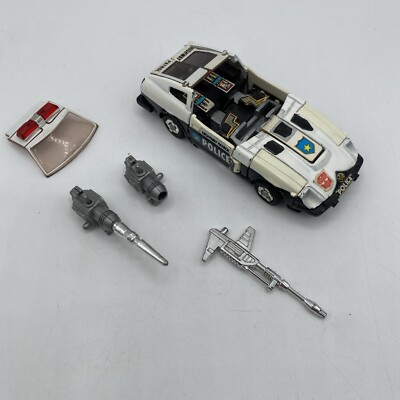 Vintage Transformers G1 Prowl Police Weapons Car Takata Hasbro Japan ...