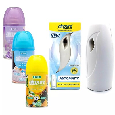 Airpure Automatic Machine With Air Freshener Refill Sprays Random ...
