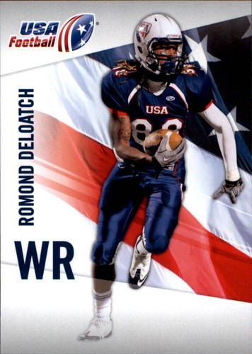 2012 Upper Deck USA Football - #38 Romond Deloatch (RC) for sale online ...