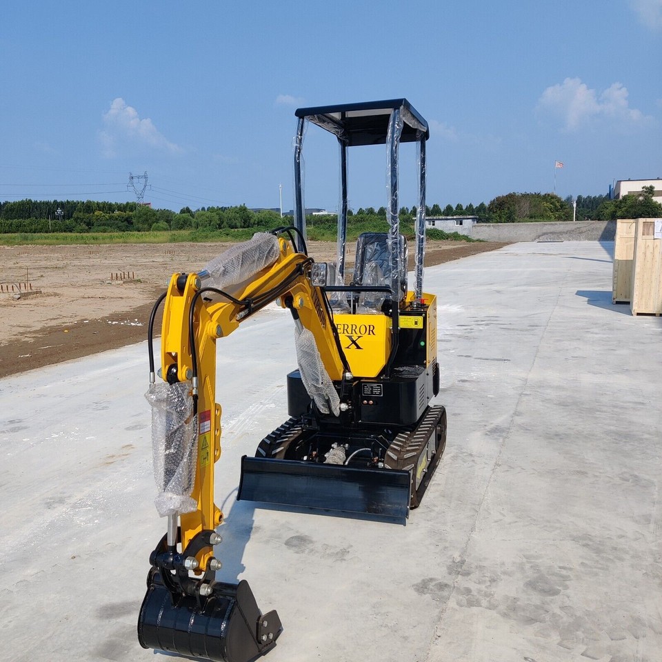 TYPHON TERROR X STORM Mini Excavator 1Ton Trench Digger with Canopy ...