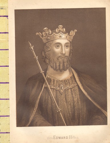 c1860 VICTORIAN PRINT ~ EDWARD II | eBay Australia