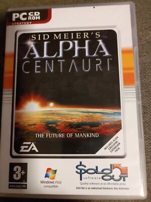 PC Game Sid Meier's Alpha Centauri The Future Of Mankind | eBay