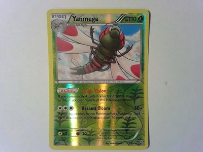 YANMEGA 7/114 XY Steam Siege Reverse Holo Rare Pokemon Card | eBay
