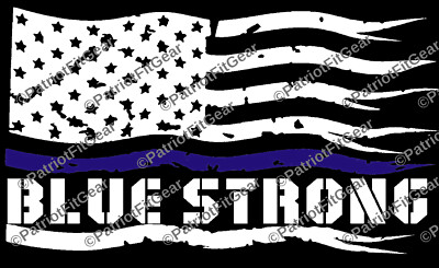 Blue Strong,Flag,Back The Blue,ICE,Support Law Enforcement,Stickers ...