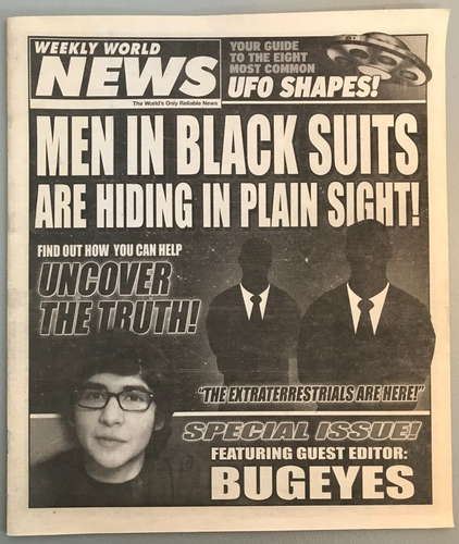 Weekly World News Men In Black 3 UFO MIB 3 Special Promo Issue NM/M ...