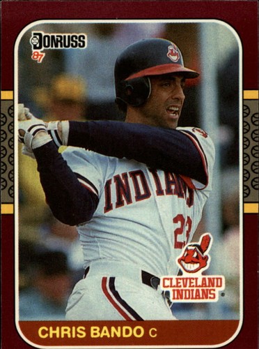 1987 Donruss Opening Day Baseball Card #105 Chris Bando | eBay