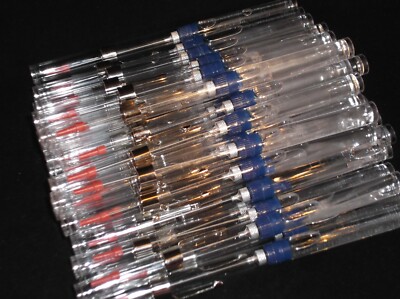 25 pcs. Precision Pinpoint refillable oiler pen w/oil-3 1/4" needle ...