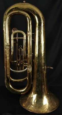 Vintage 1950's Besson Tuba Brass Instrument "50 Medals of Honour ...