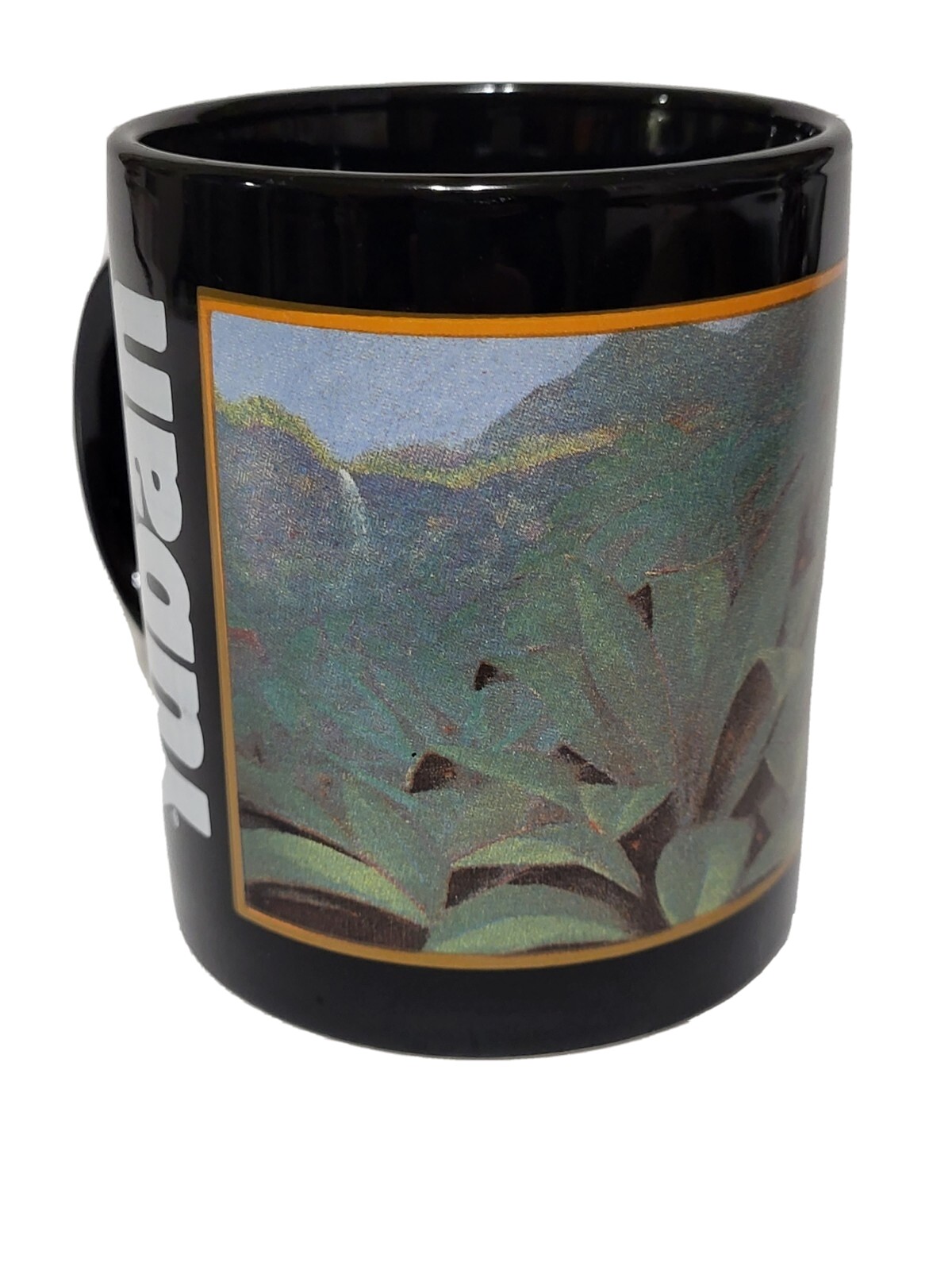 Vintage Yuban Coffee Jungle Jaguar Mug Cup Black | eBay