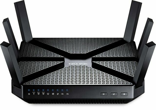 TP-Link Archer C3200 Wireless Wi-Fi Tri-Band Gigabit Router - Black for ...