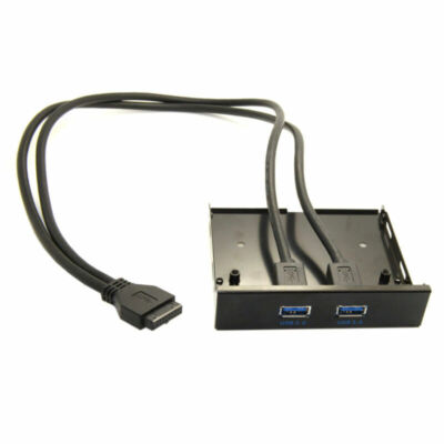 USB 3.0 Dual Port Front Panel to Motherboard 20Pin Connector for 3.5 ...