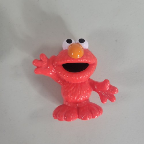 Sesame Street Elmo Toy Figure 3" Playskool Red Collectible Preschool | eBay