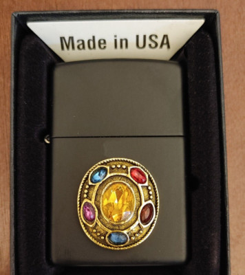 Custom Avengers Infinity Stones Lighter Black, New Unused | eBay