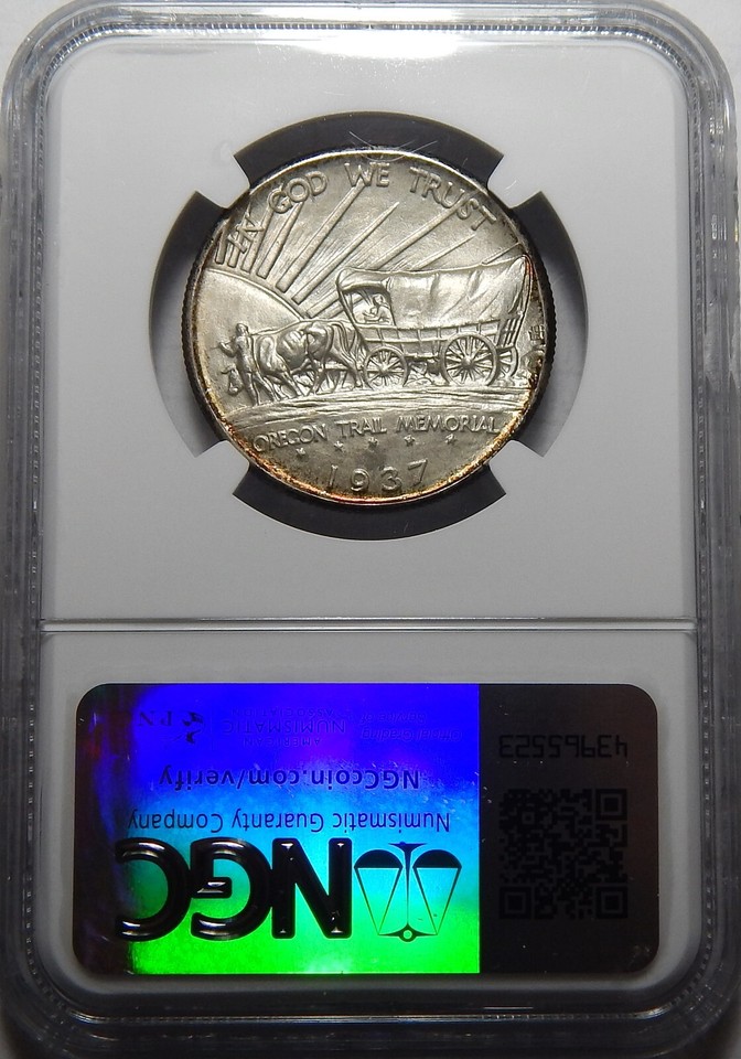 1937-D NGC MS68 OREGON HALF DOLLAR SILVER COMMEMORATIVE | eBay