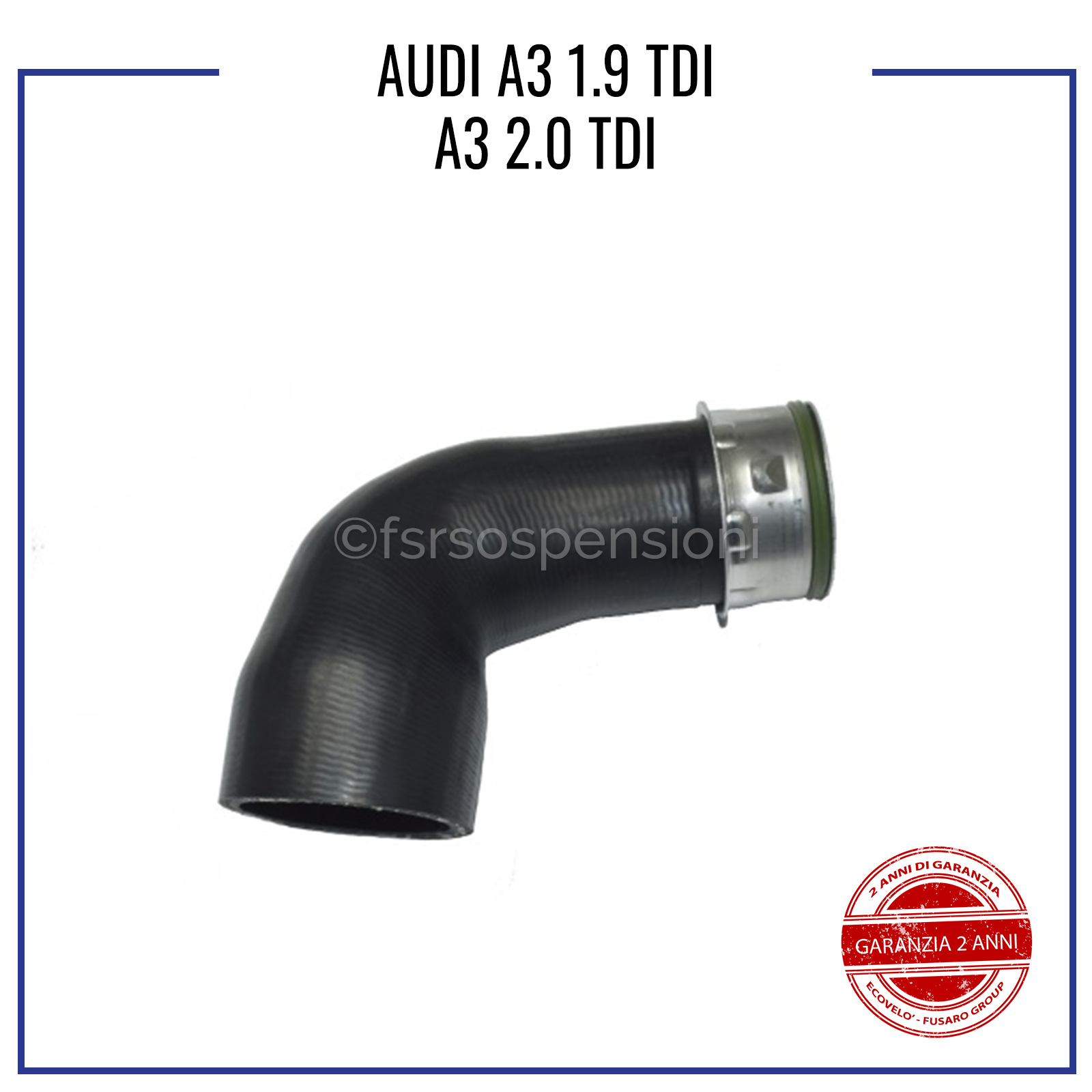 MANICOTTO TUBO TURBO INTERCOOLER PER AUDI A3 1.9 2.0 TDI 038131111A ...