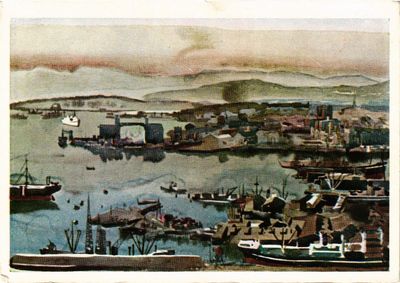 CPA AK NORWAY-Skjönn utsikt over Oslo havn sett fra Ekeberg (333826) | eBay