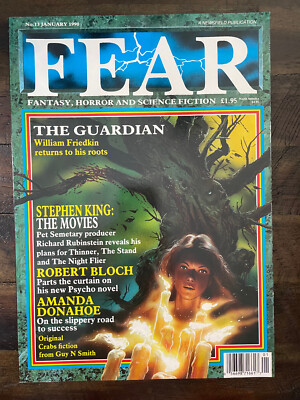 Fear Magazine #13 January 1990 VF/NM Horror Fantasy Science Fiction ...
