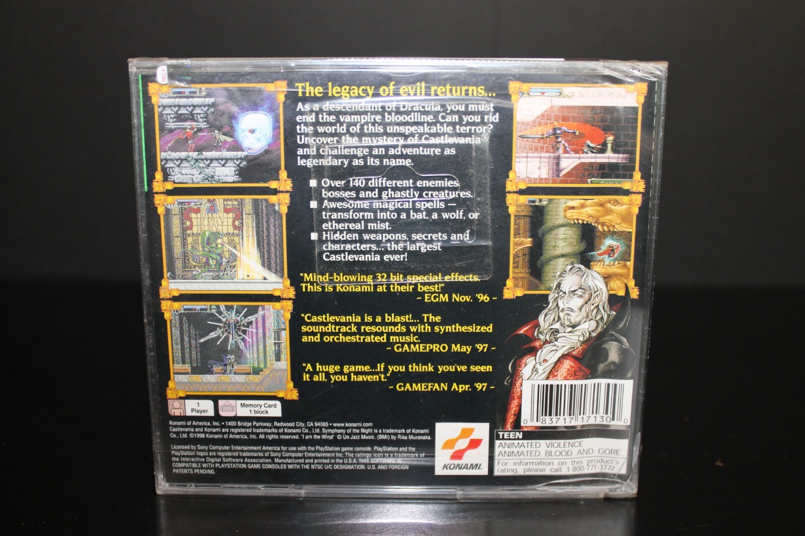 Castlevania: Symphony of the Night (Sony PlayStation 1, 1997) for sale ...