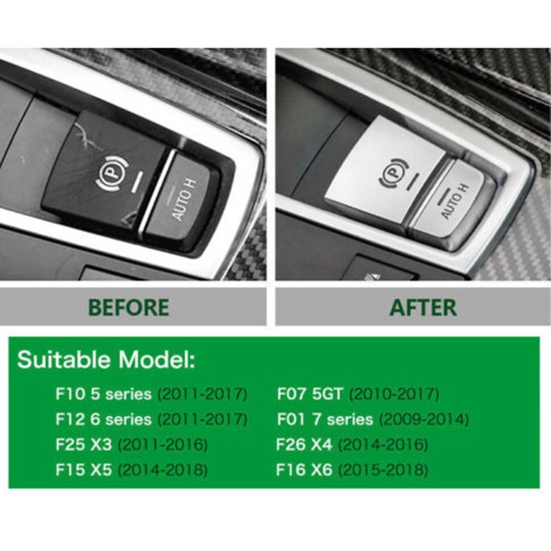 Button Cover For BMW X3 F25 X4 F11 15 X5 X6 Auto Hold High Quality ...