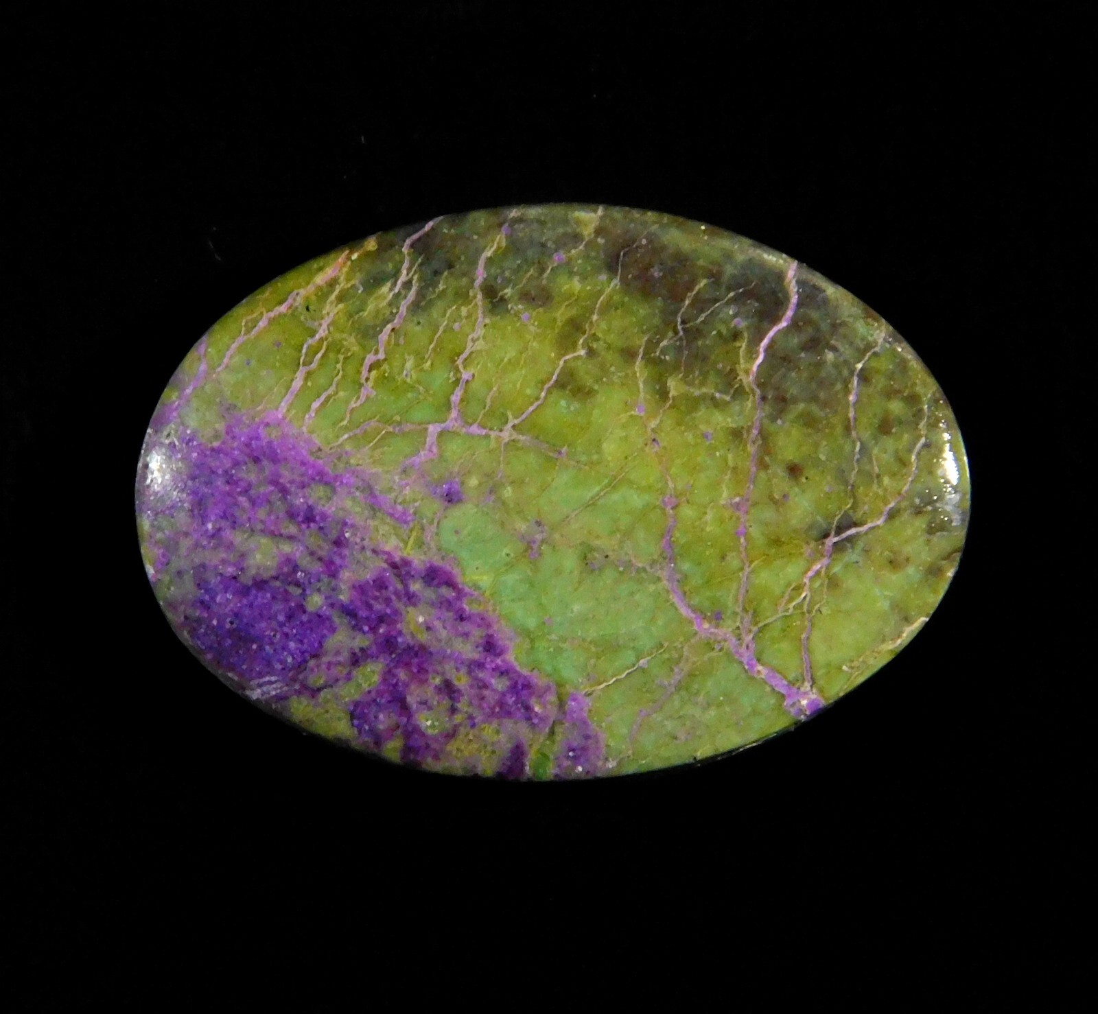 14.CT Naturel Atlantisite Stichtite Ovale Cabochon Gemsotne 25x18x4mm ...