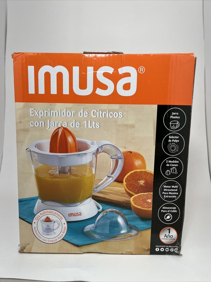 IMUSA Electric Citrus Juicer 34oz Pitcher White | eBay