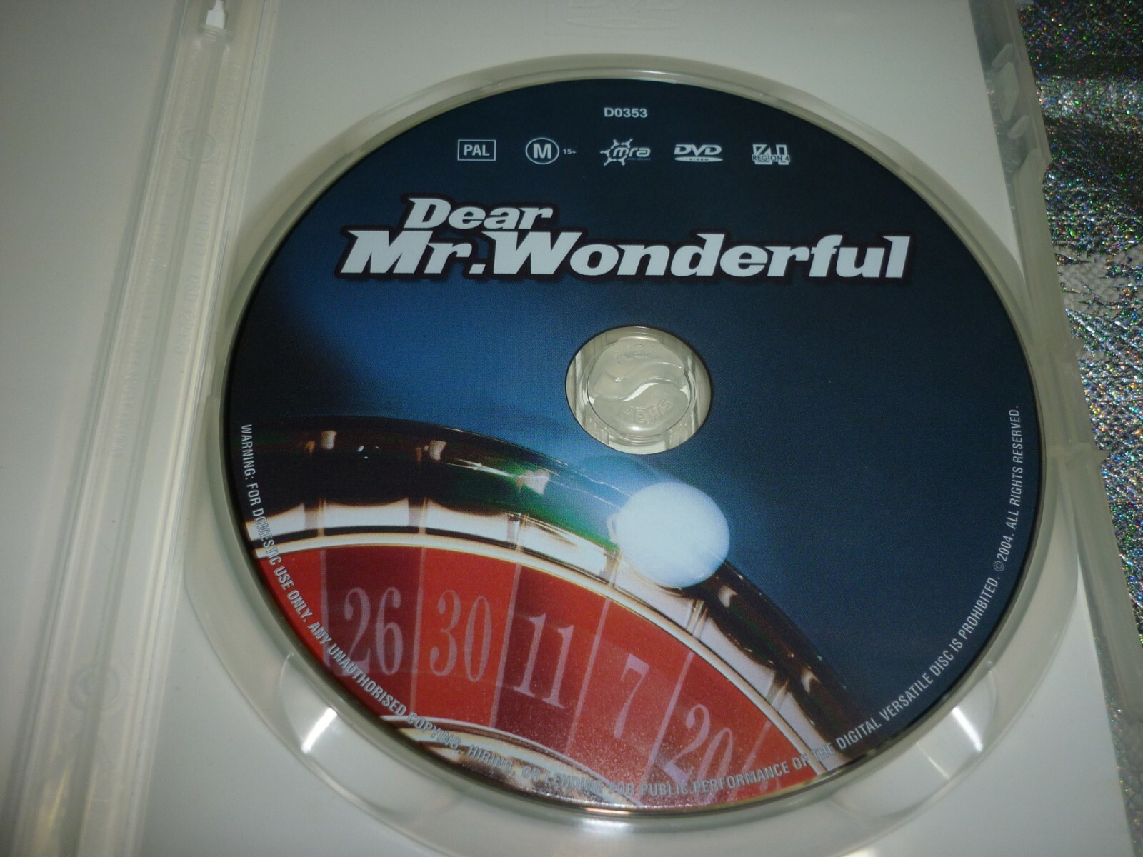 DEAR MR WONDERFUL - JOE PESCI (DVD, M) (P71129-20 / P73106-7 / 111404 A ...