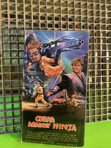 COBRA AGAINST NINJA-VHS•New Video Entertainment•RARE•SP Mode•Godfrey Go ...
