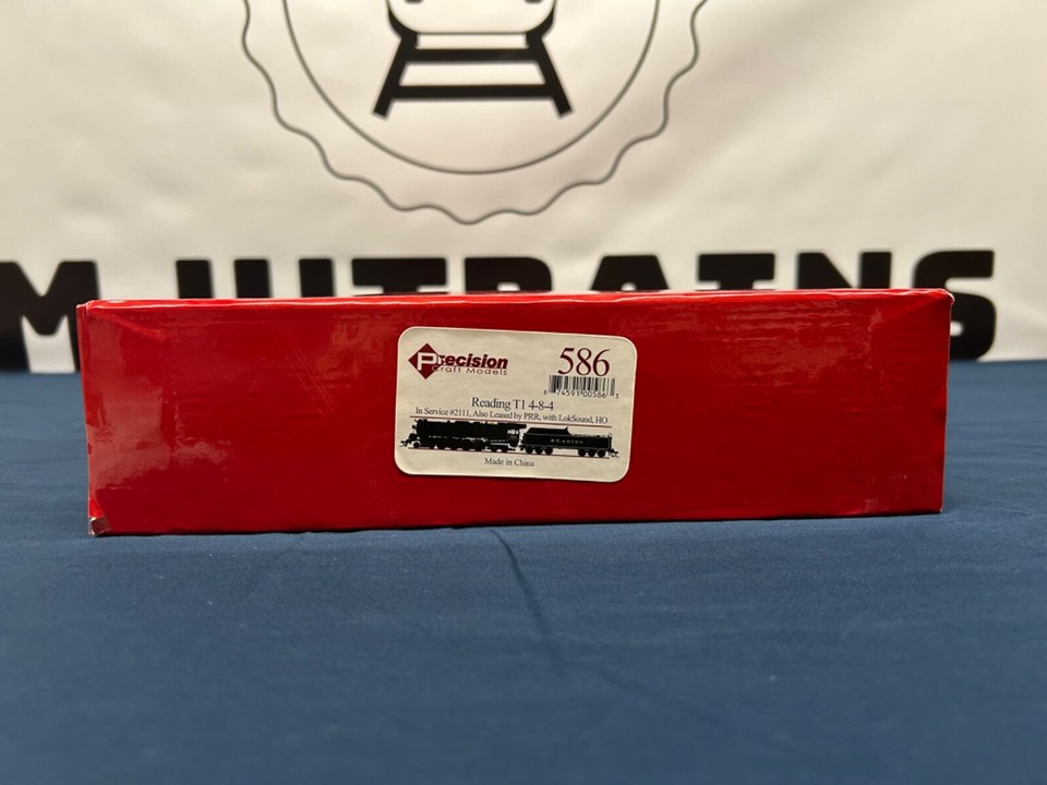 Precision Craft Model HO Reading #2111 4-8-4 T-1 Steam Engine w ...