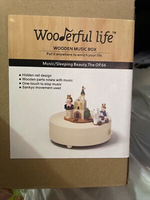 wooderful life wooden music box Sleeping Beauty freepost (marpark ...