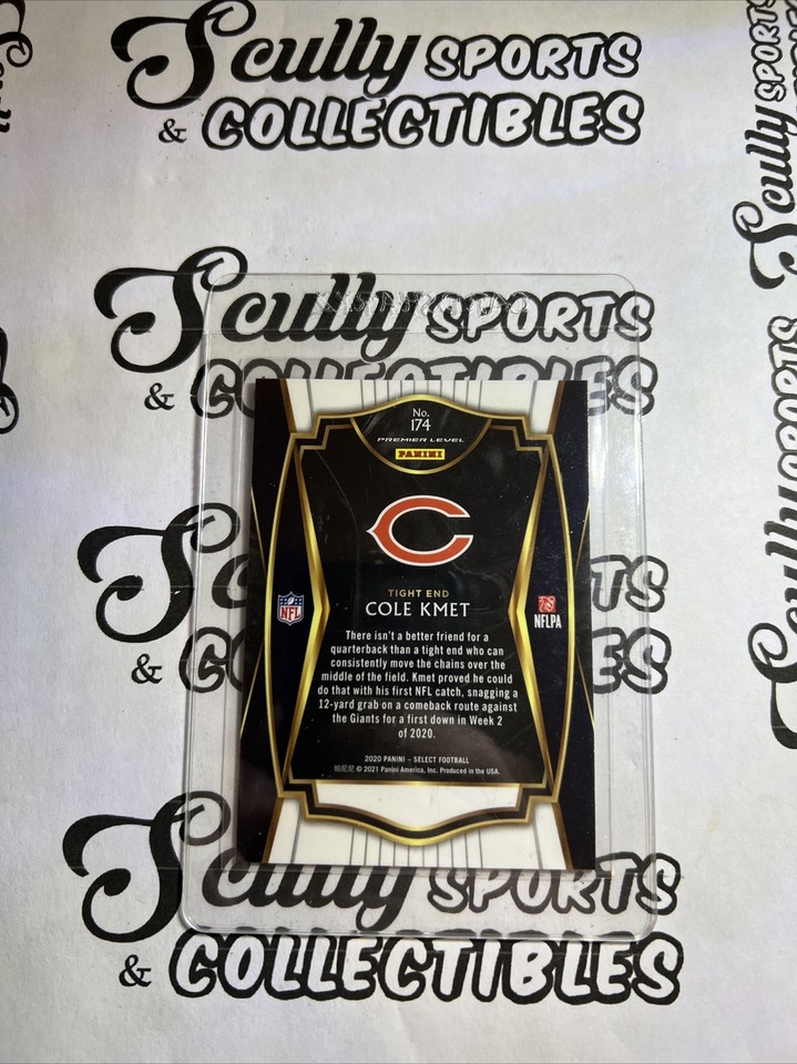 2020 Select Football Cole Kmet #174 Premier Level (RC) Chicago Bears | eBay