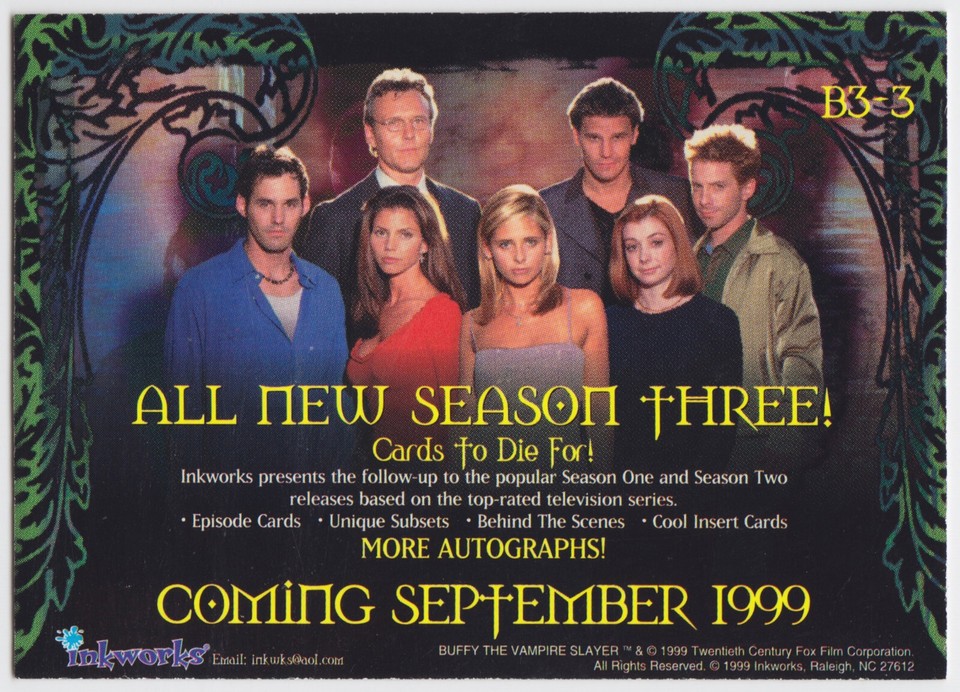 1999 Buffy the Vampire Slayer - Season Three Promos #3 - Angel and ...