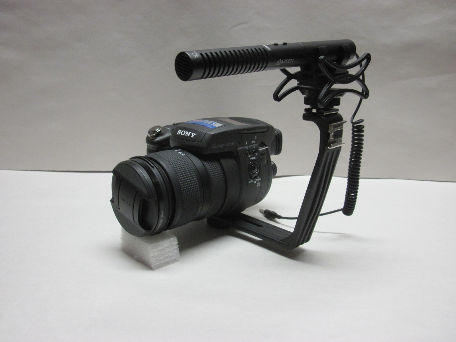 Pro AX100 AZ SM-2 AX stereo shotgun camcorder mic for Sony AX100 AX53 ...