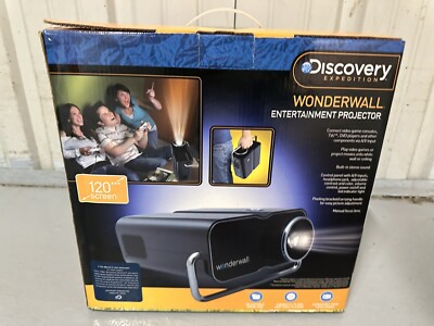 Discovery Wonderwall Entertainment Projector(120 screen)w/Box(PREOWNED ...