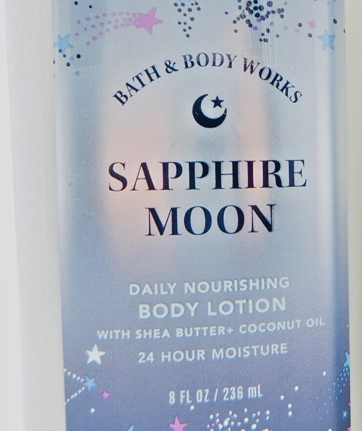 BATH & BODY WORKS SAPPHIRE MOON 24 HR MOISTURE ULTIMATE HYDRATION BODY ...