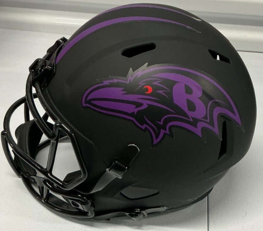 RICKY WILLIAMS "SMOKE WEED EVERYDAY" SIGNED BALTIMORE RAVENS FULL SIZE ...