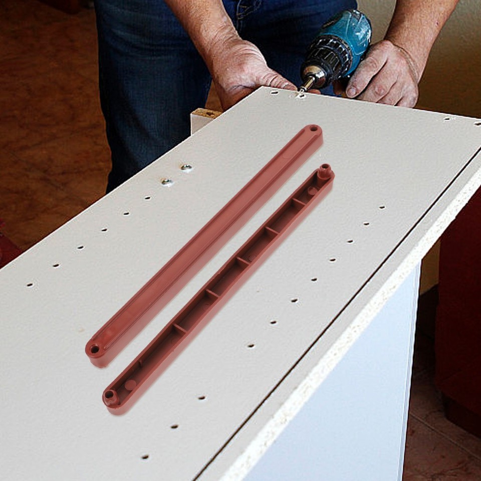 2 Pcs Drawer Track Slide Bottom Mount Cabinet Slides Dresser ...