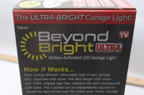 Beyond Bright LED Ultra-Bright Motion Activated Garage Light Plastic ...