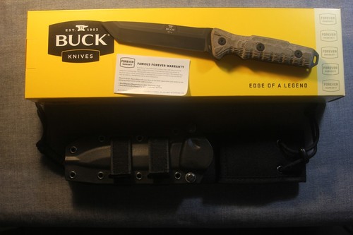 BUCK 893 GROUND CAMBAT TANTO KNIFE | eBay
