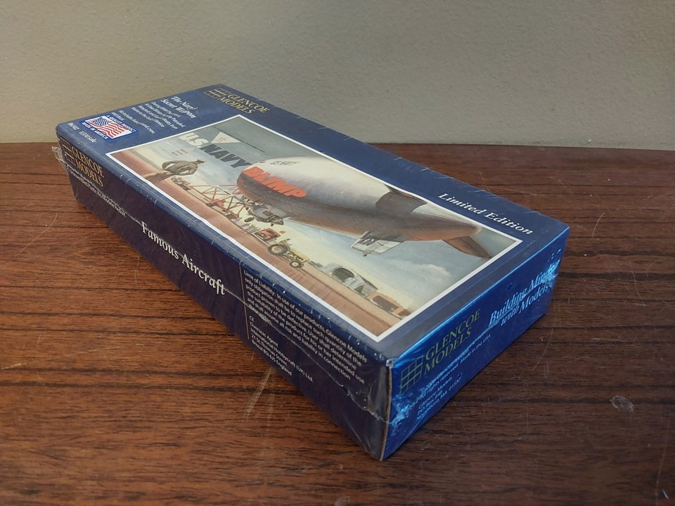 Glencoe Models 1:330 U.S. Navy Blimp Kit 06502 ~ Factory Sealed ~ New ...
