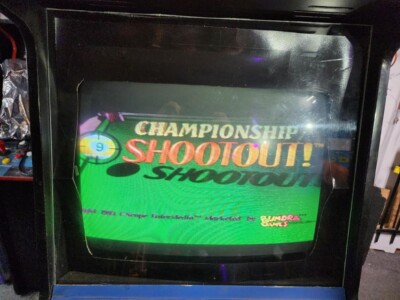 CHAMPIONSHIP SHOOTOUT! Billiards Pool ARCADE BOARD Jamma BUNDRA GAMES E ...