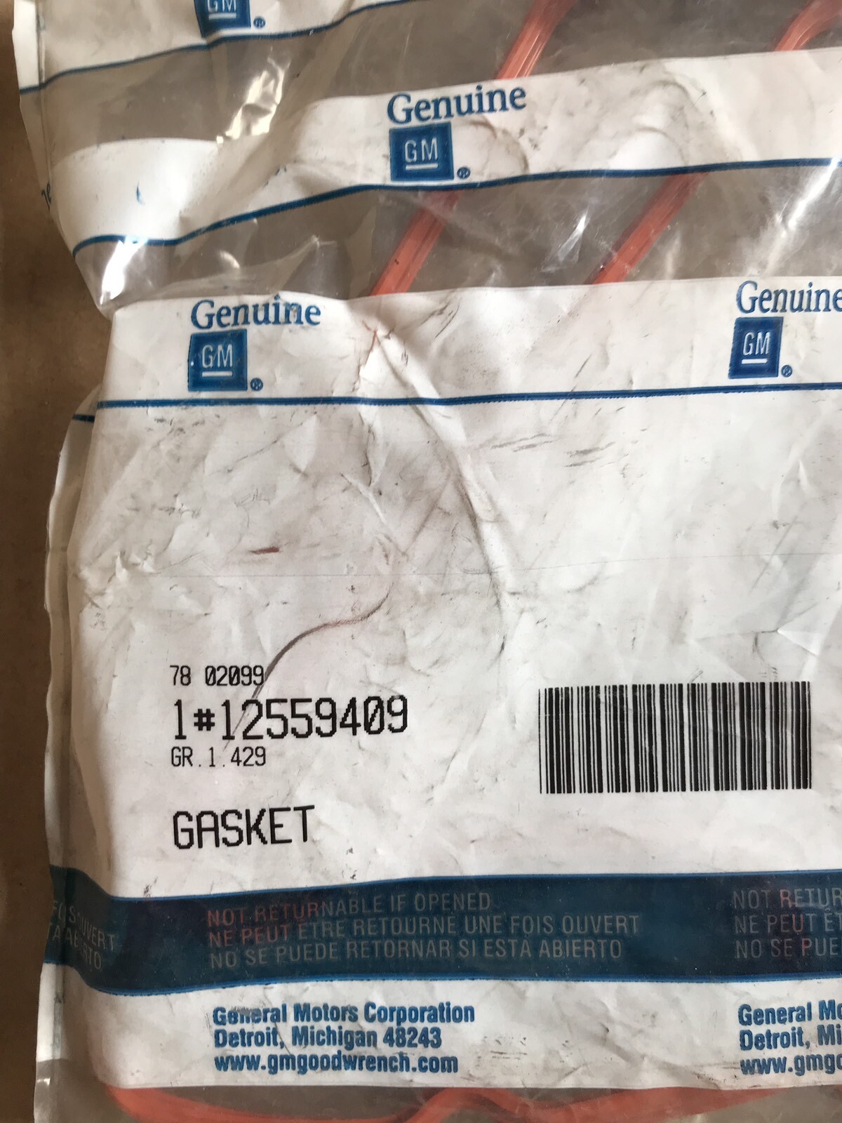 12559409 New OEM GM Oil Pan Gasket | eBay