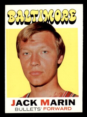 1971 Topps Basketball #112 Jack Marin EX *e1 | eBay